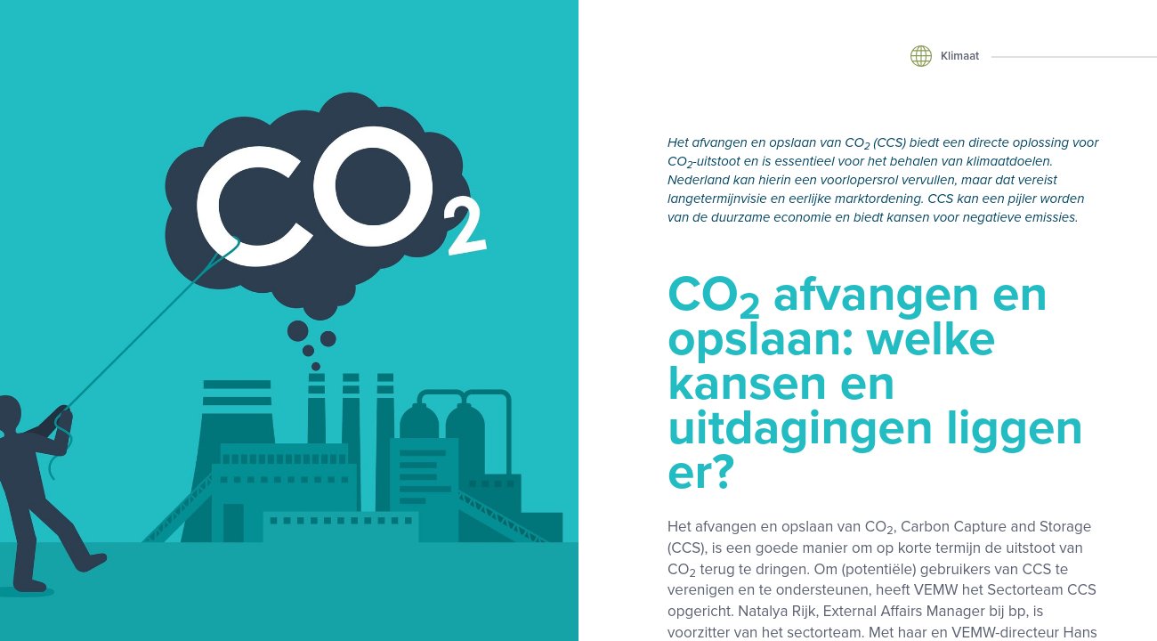 CO2 afvangen en opslaan - Inzicht Nr. 1 - 2024